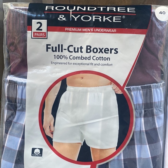 Roundtree & Yorke | Underwear & Socks | Roundtree Yorke Bundle Of Full Cut Boxers | Poshmark